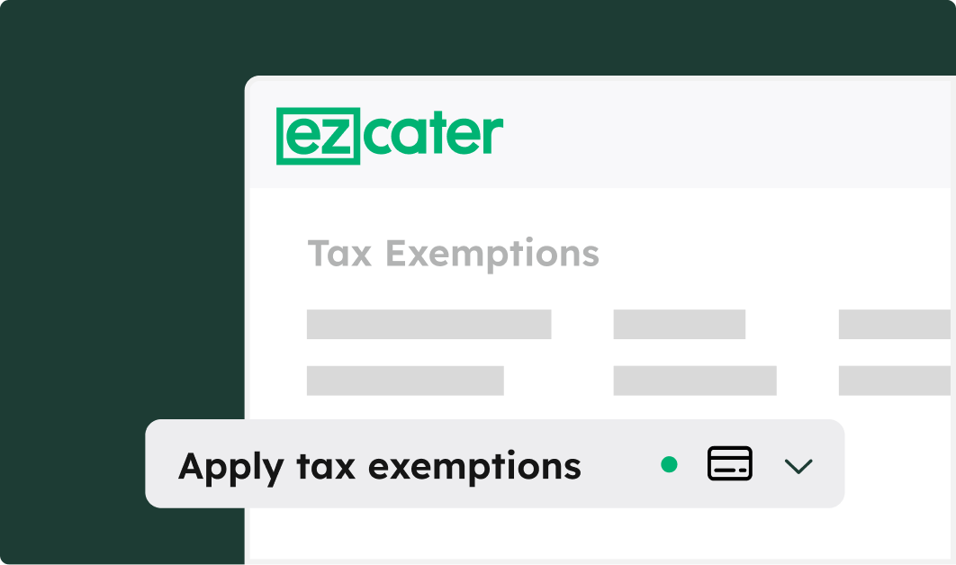 Tax Exempt Ordering - ezCater